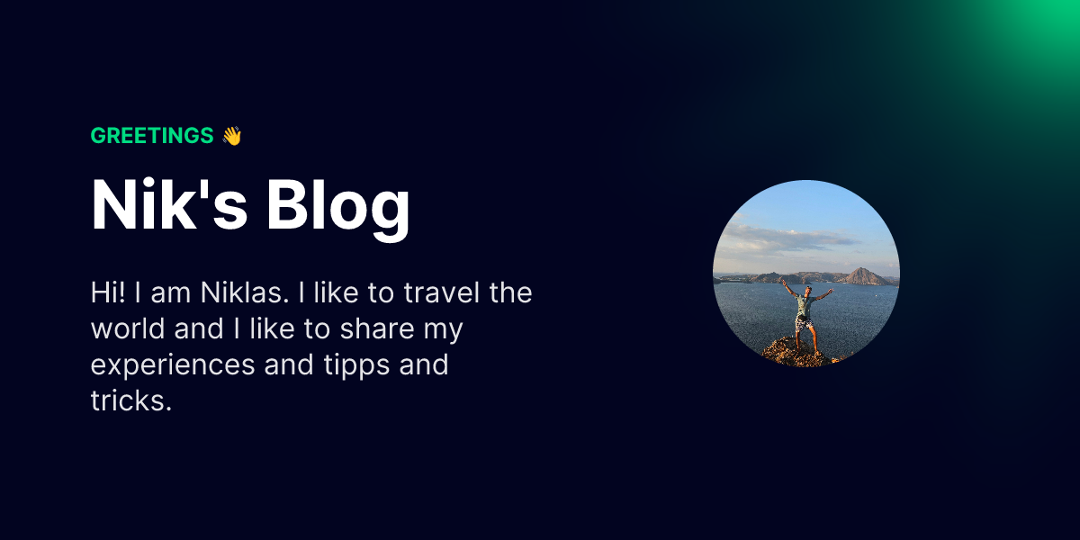 About - Nik's Blog | Solo Travel | Scuba diving | Hiking